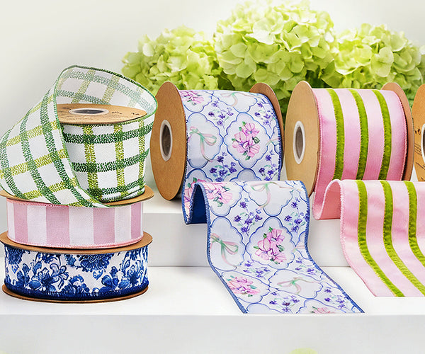 LaRibbons Spring Wired Ribbons - Vibrant Spring Crafts & Decor ...