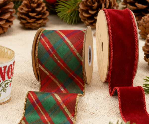 Holiday Wired Ribbon for Christmas Decor | LaRibbons and Crafts