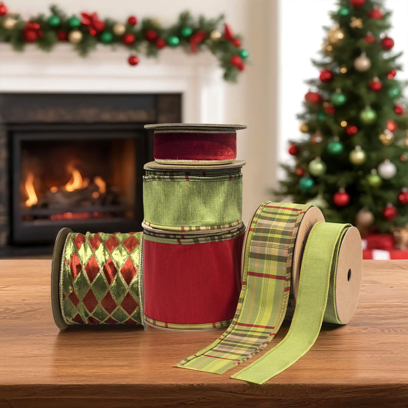 Holiday Wired Ribbon for Christmas Decor | LaRibbons and Crafts